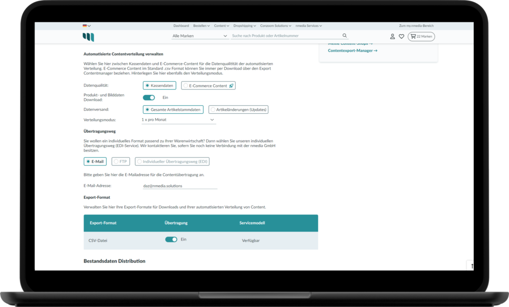 Effizientes Order- und Contentmanagement | nmedia