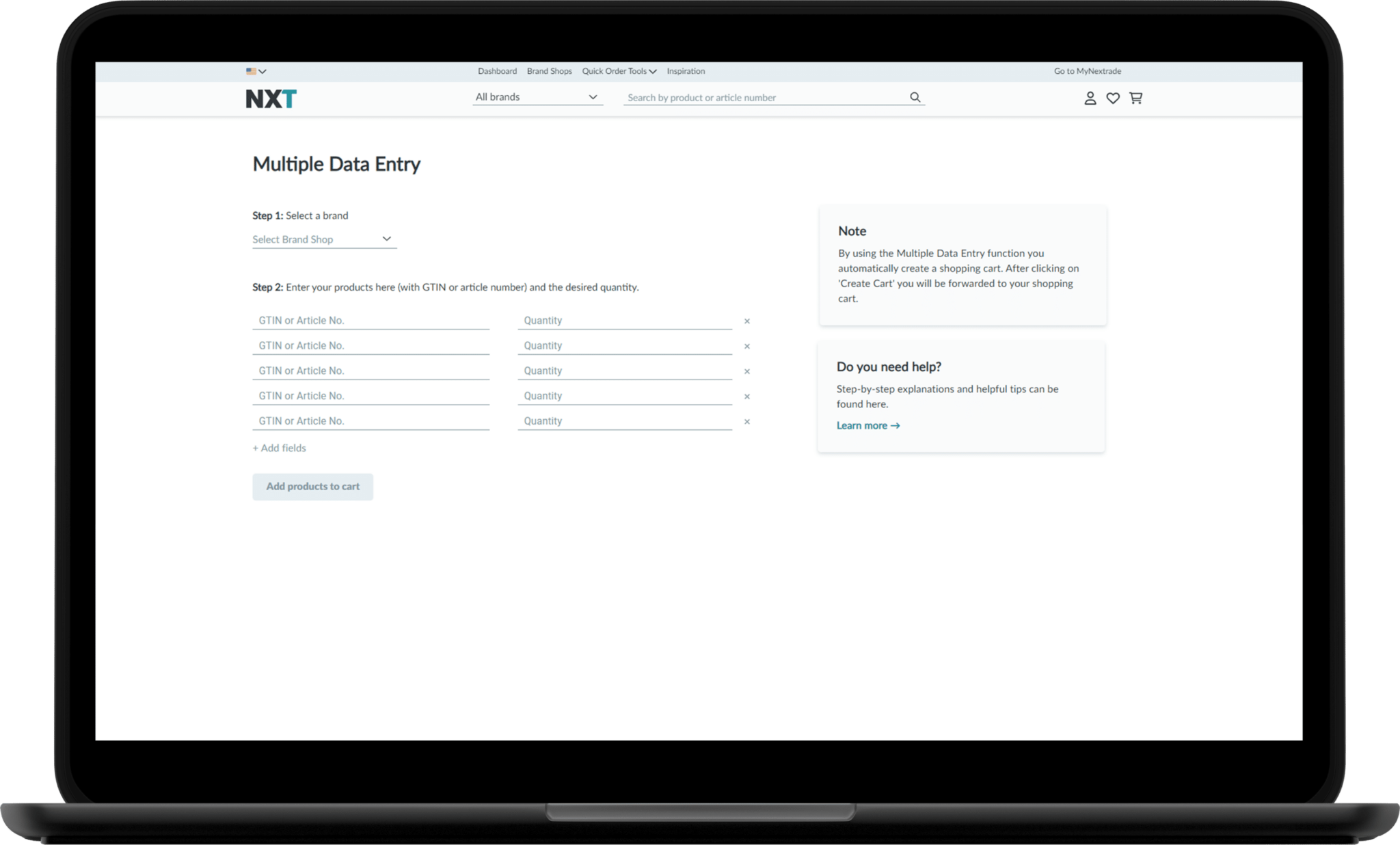 Multiple data entry | nmedia